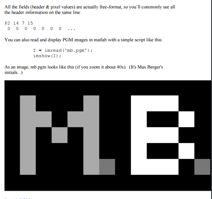 Solved Part 3: Digital Images You will not only learn to | Chegg.com