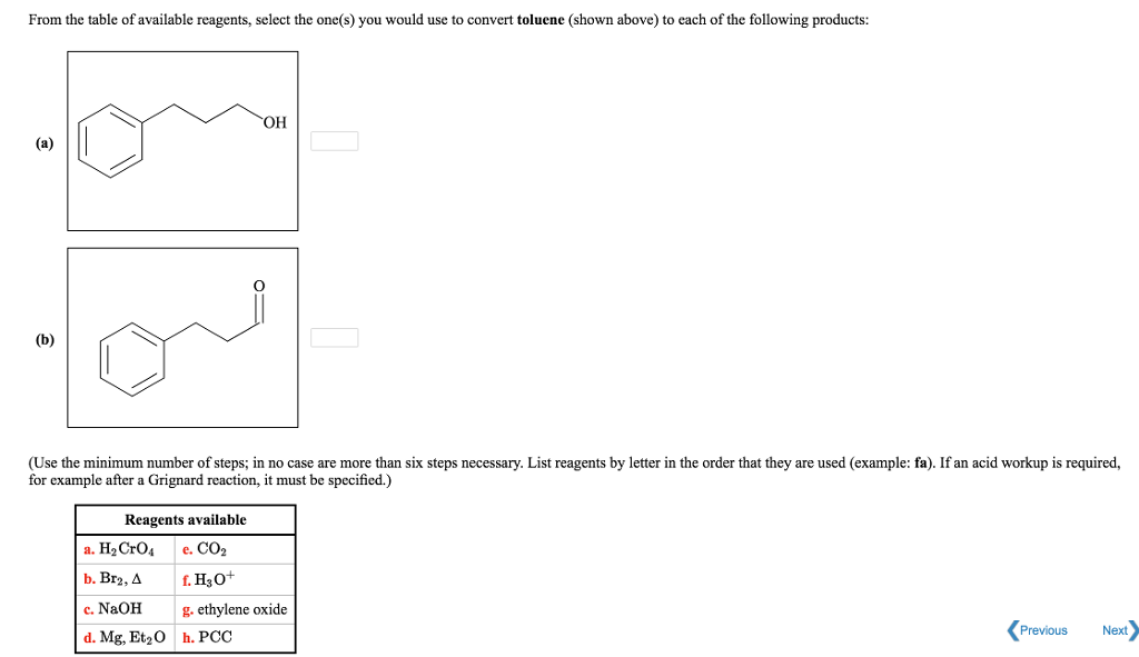 Solved 1. RCOOOH 2. CsHsMgBr 3. Mild H3o 4. H2CrO4 5. | Chegg.com