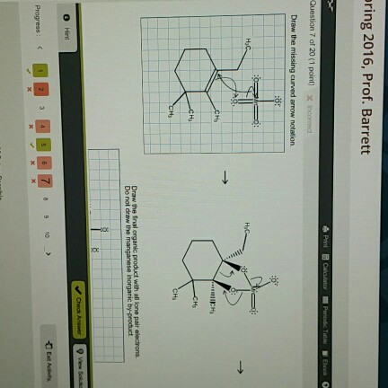 Solved Draw the missing curved arrow notation Draw the | Chegg.com