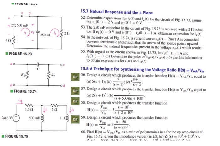 Solved Determine expressions for i_1 (t) and i_2 (t) for | Chegg.com