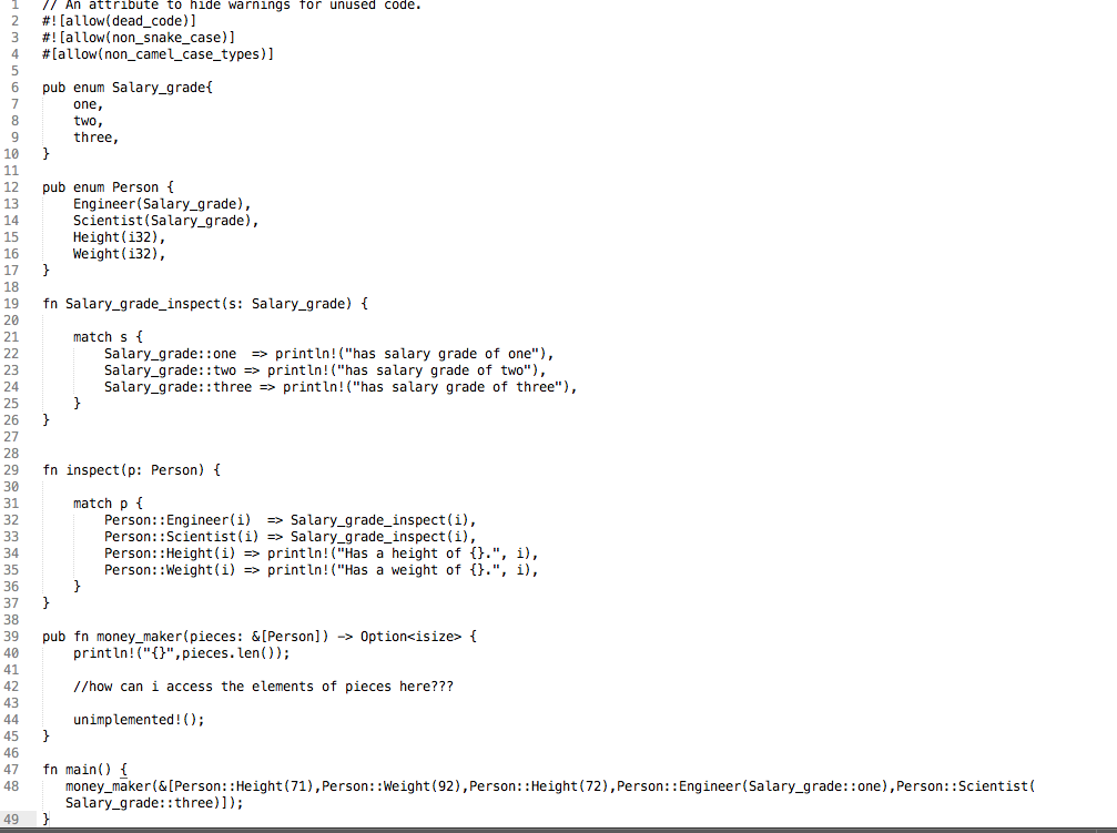 Solved //An attribute to hide warnings for unused code. #! | Chegg.com