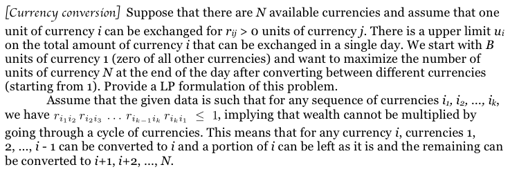 Solved [Currency conversion] Suppose that there are N | Chegg.com