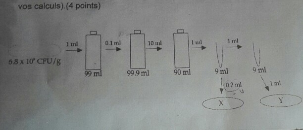 Solved Determine from the dilution drawing the number of | Chegg.com