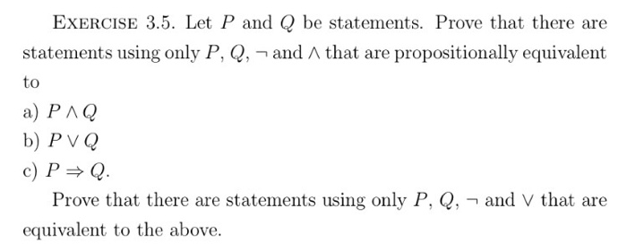 Solved Let P and Q be statements. Prove that there are | Chegg.com