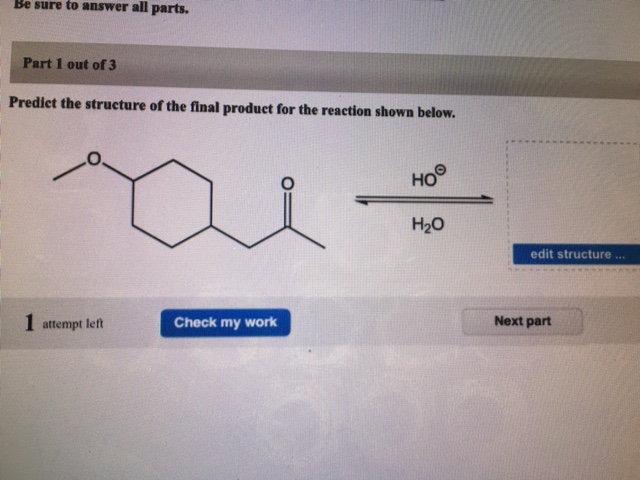 Solved Be sure to answer all parts. Part 1 out of 3 Predict | Chegg.com Solved Be sure to answer all parts. Part 1 out of 3 Predict | Chegg.com