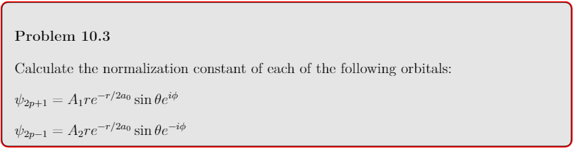 Solved Calculate The Normalization Constant Of Each Of The