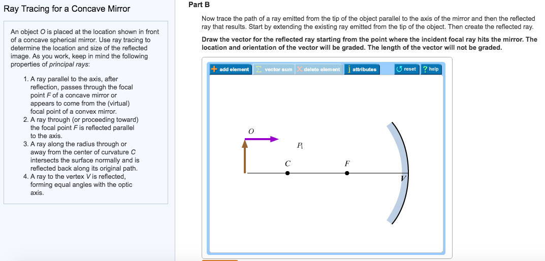 Solved An object O is placed at the location shown in front | Chegg.com