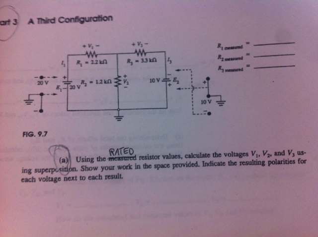 Solved a) Using the RATED resistor value, calculate the | Chegg.com
