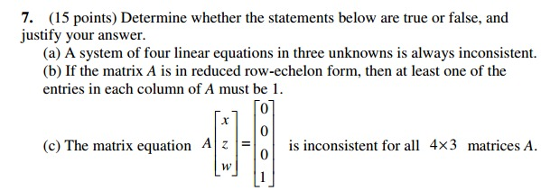 Solved Determine whether the statements below are true or | Chegg.com