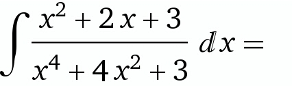 Solved Integral x^2 + 2x + 3/x^4 + 4x^2 + 3 dx = | Chegg.com