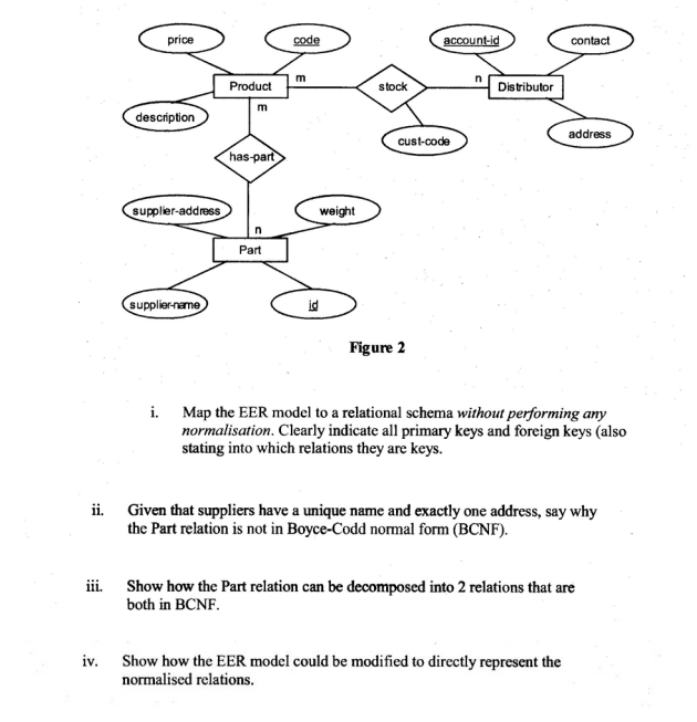 Question 2 a) Figure 2 shows a fragment of an | Chegg.com