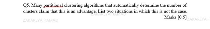 Solved Many Partitional Clustering Algorithms That