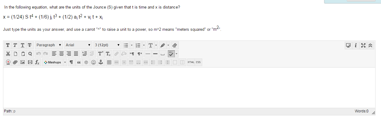 Solved In the following equation, what are the units of the | Chegg.com