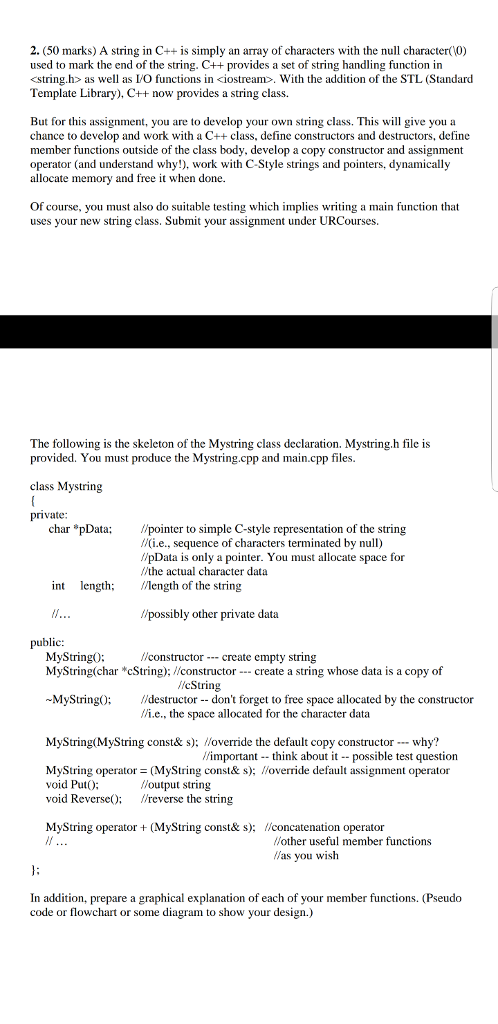 Solved In C++. Please do not use "this pointer" we haven't | Chegg.com