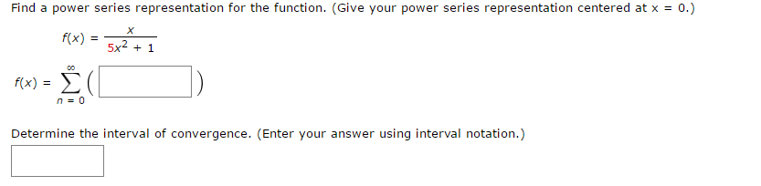 Solved Find a power series representation for the function. | Chegg.com