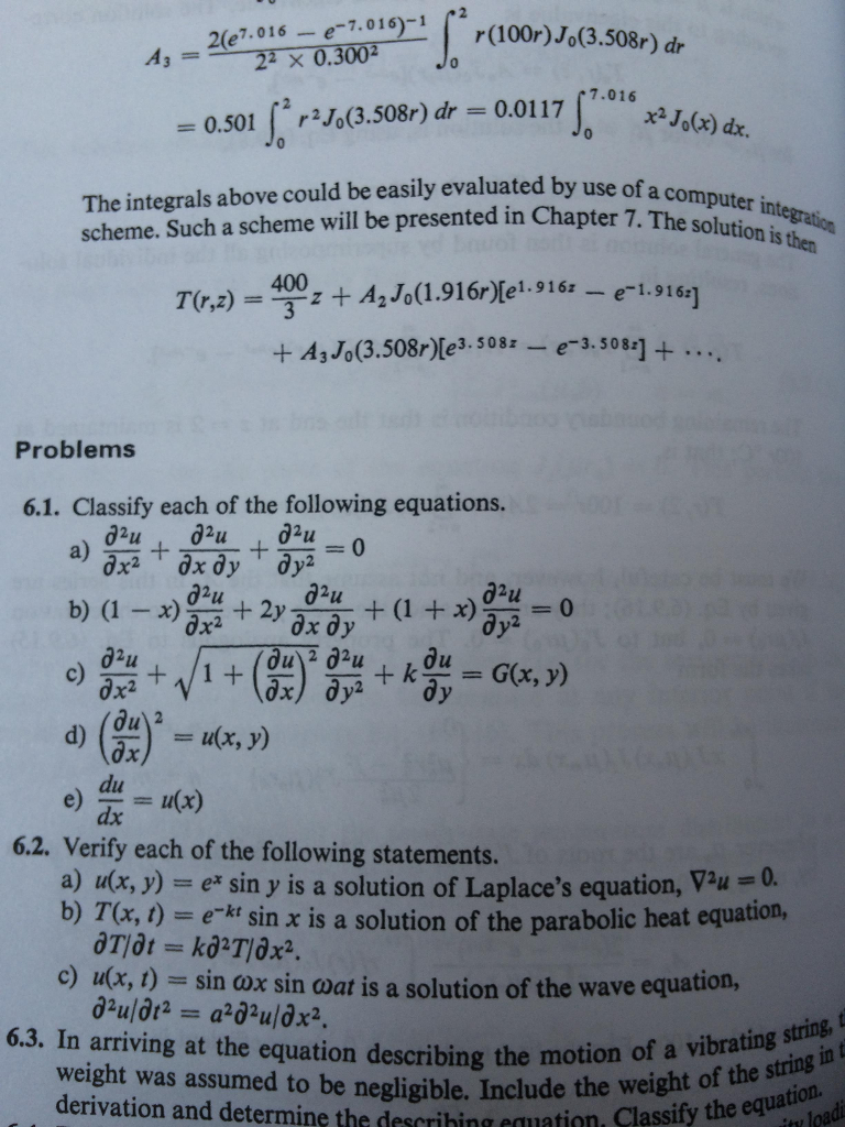 Solved The integrals above could be easily evaluated by use | Chegg.com
