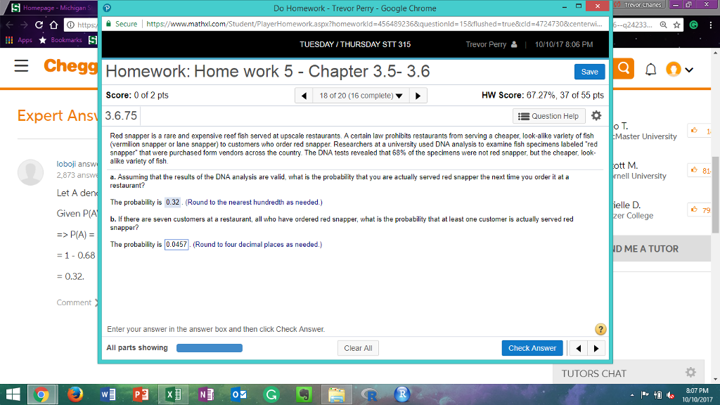 Solved Trevor Charles X Do Homework - Trevor Perry - Google | Chegg.com Solved Trevor Charles X Do Homework - Trevor Perry - Google | Chegg.com