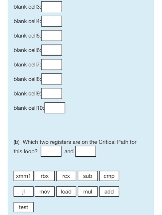 Solved Consider The Following X86 64 Assembly Code For An 