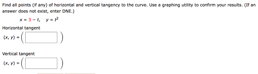 Solved Find all points (if any) of horizontal and vertical | Chegg.com