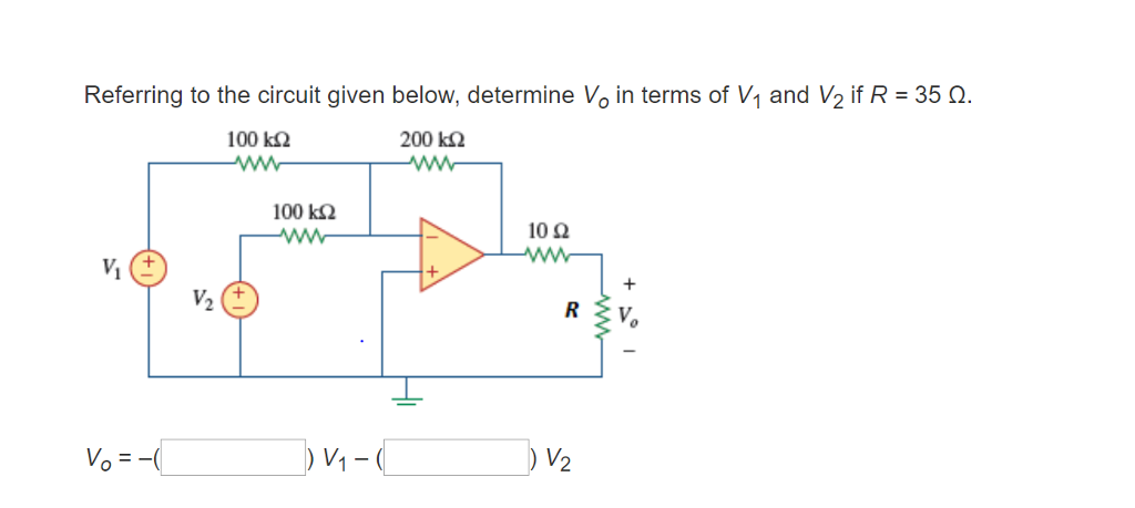 Solved Referring to the circuit given below, determine Vo in | Chegg.com Solved Referring to the circuit given below, determine Vo in | Chegg.com