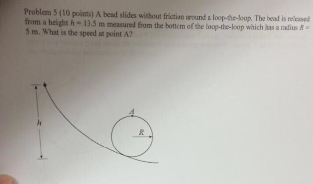 Solved A bead slides without friction around a | Chegg.com