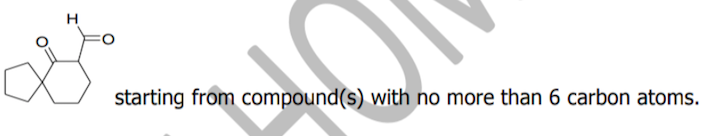 Solved C3 starting from compound(s) with no more than 6 | Chegg.com