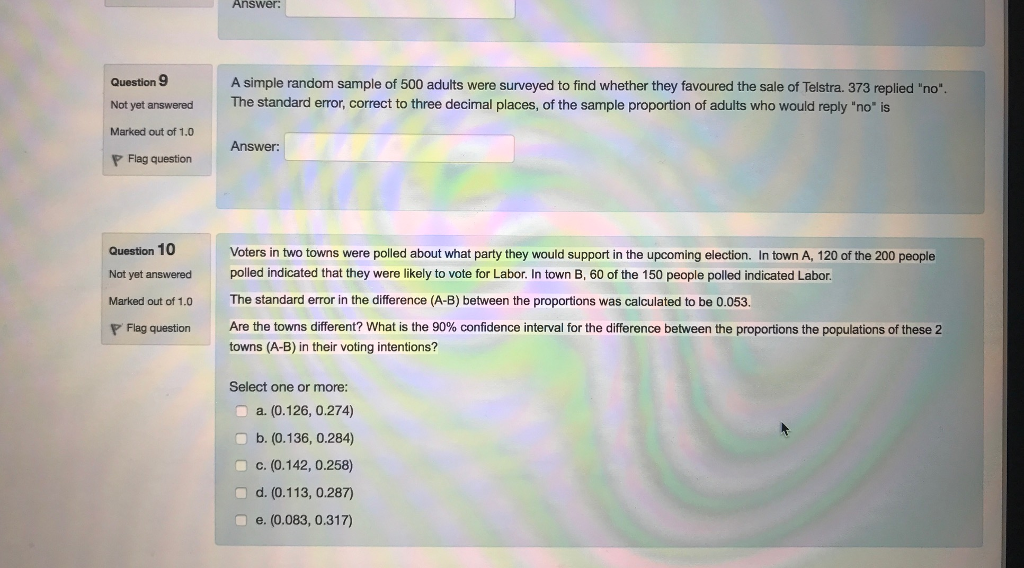 Solved Answer: A simple random sample of 500 adults were | Chegg.com