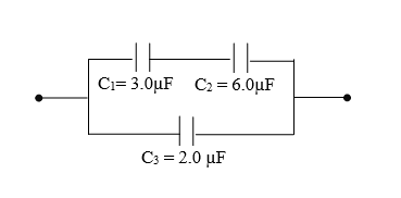 Solved a) Determine the equivalent capacitance for the | Chegg.com