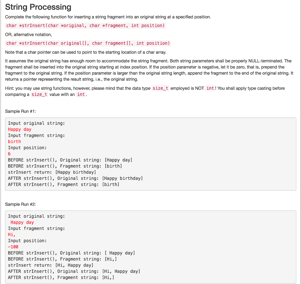Solved complete the c program #include | Chegg.com