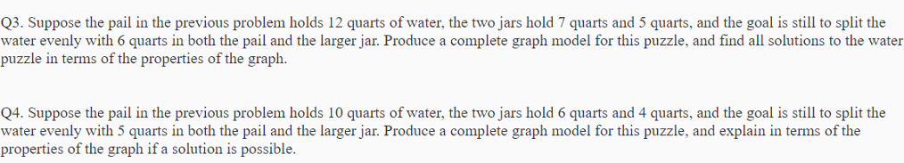 Q3. Suppose the pail in the previous problem holds 12 | Chegg.com