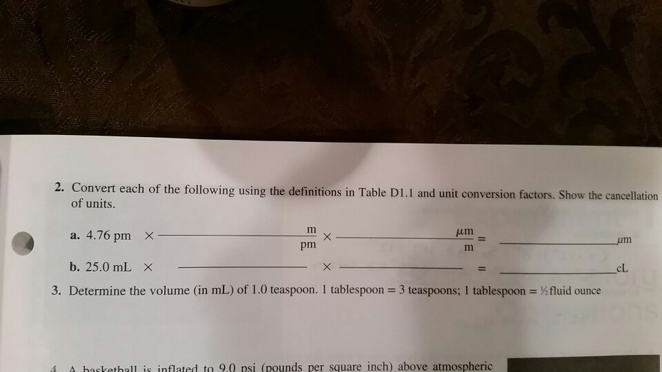Solved 2. Convert each of the following using the | Chegg.com