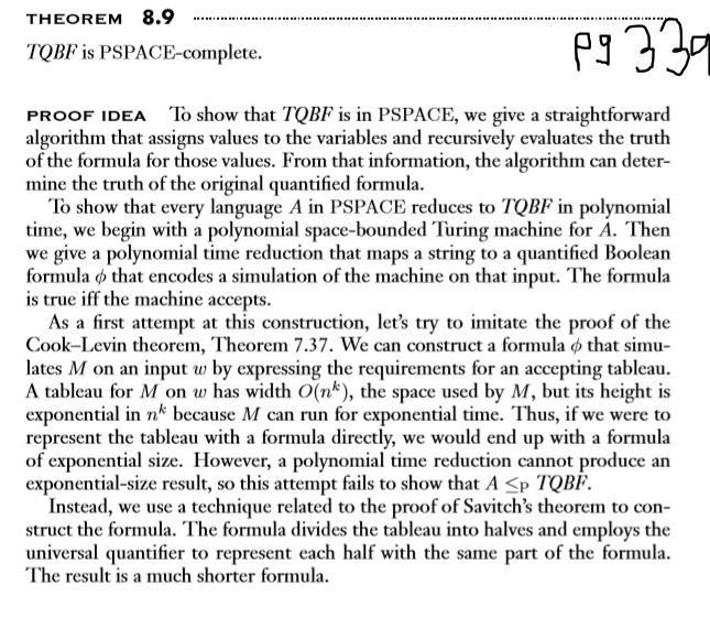 5. The definition of PSPACE-complete is very similar | Chegg.com