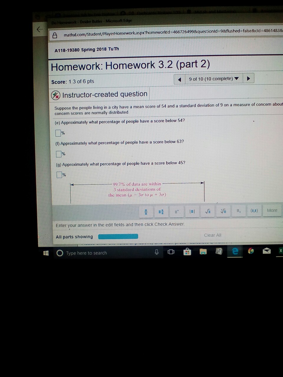 Solved Do Homework Deidre Butler Microsoft Edge math com | Chegg.com