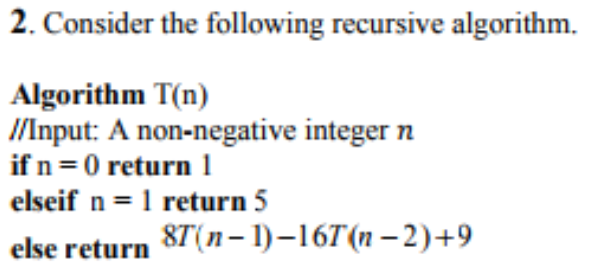 Solved a)Set up a recurrence relation for this function’s | Chegg.com