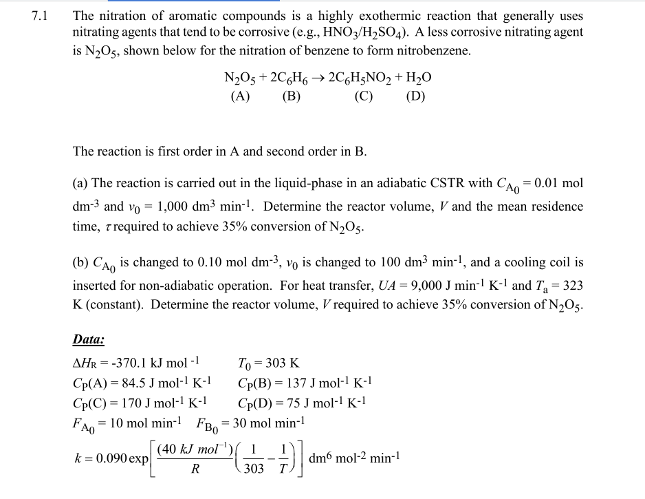 Solved The nitration of aromatic compounds is a highly | Chegg.com