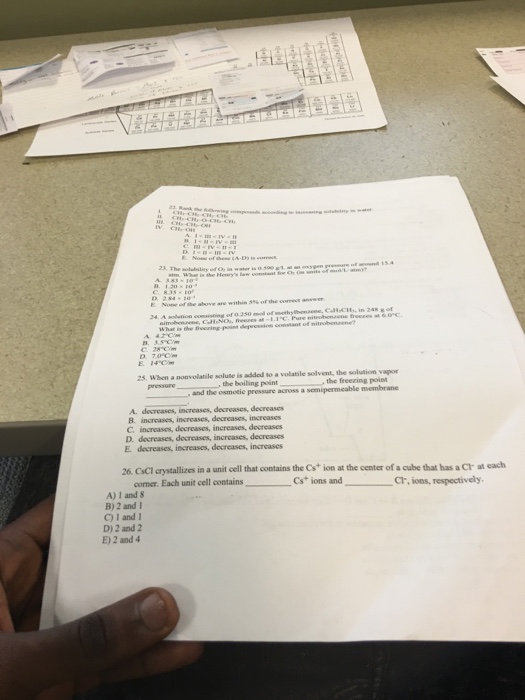 Solved When a nonvolatile solute is added to a volatile | Chegg.com