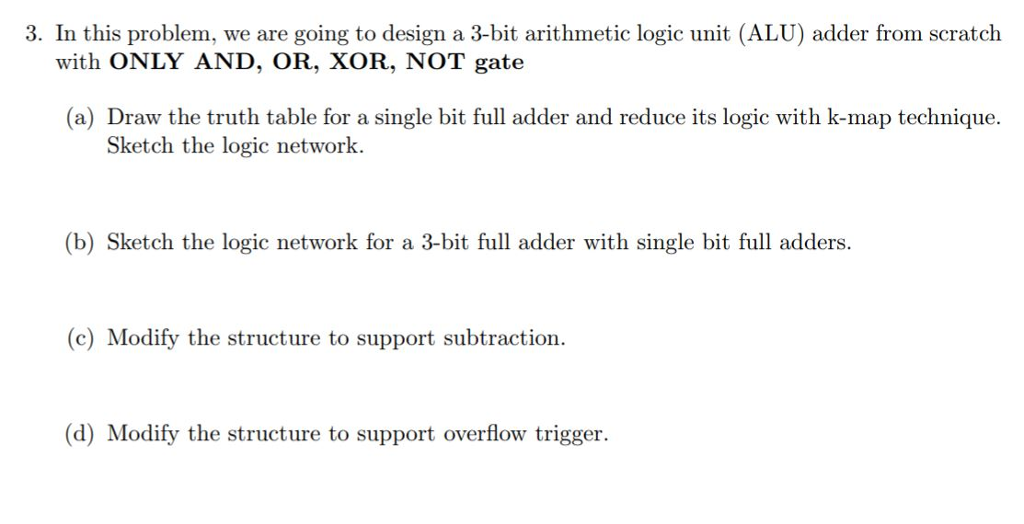 Solved 3. In this problem, we are going to design a 3-bit | Chegg.com
