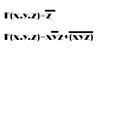 Solved F(X.Y.Z)= z- F(X.Y.Z)= xyz- + xyz- | Chegg.com