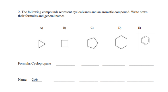 Solved 2 The Following Compounds Represent Cycloalkanes And Chegg solved-2-the-following-compounds-represent-cycloalkanes-and-chegg
