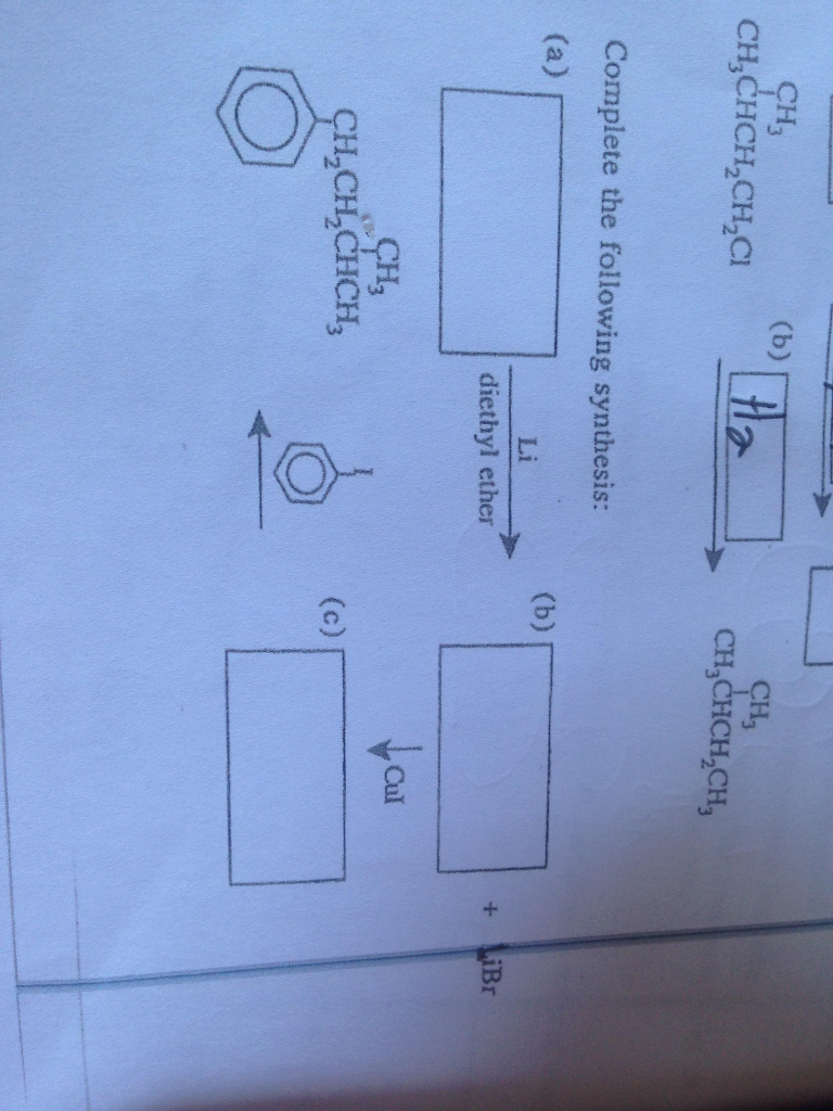 Solved Complete the following synthesis: | Chegg.com