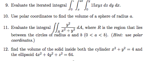 Solved Evaluate the following double integrals: y2 dA, R is | Chegg.com