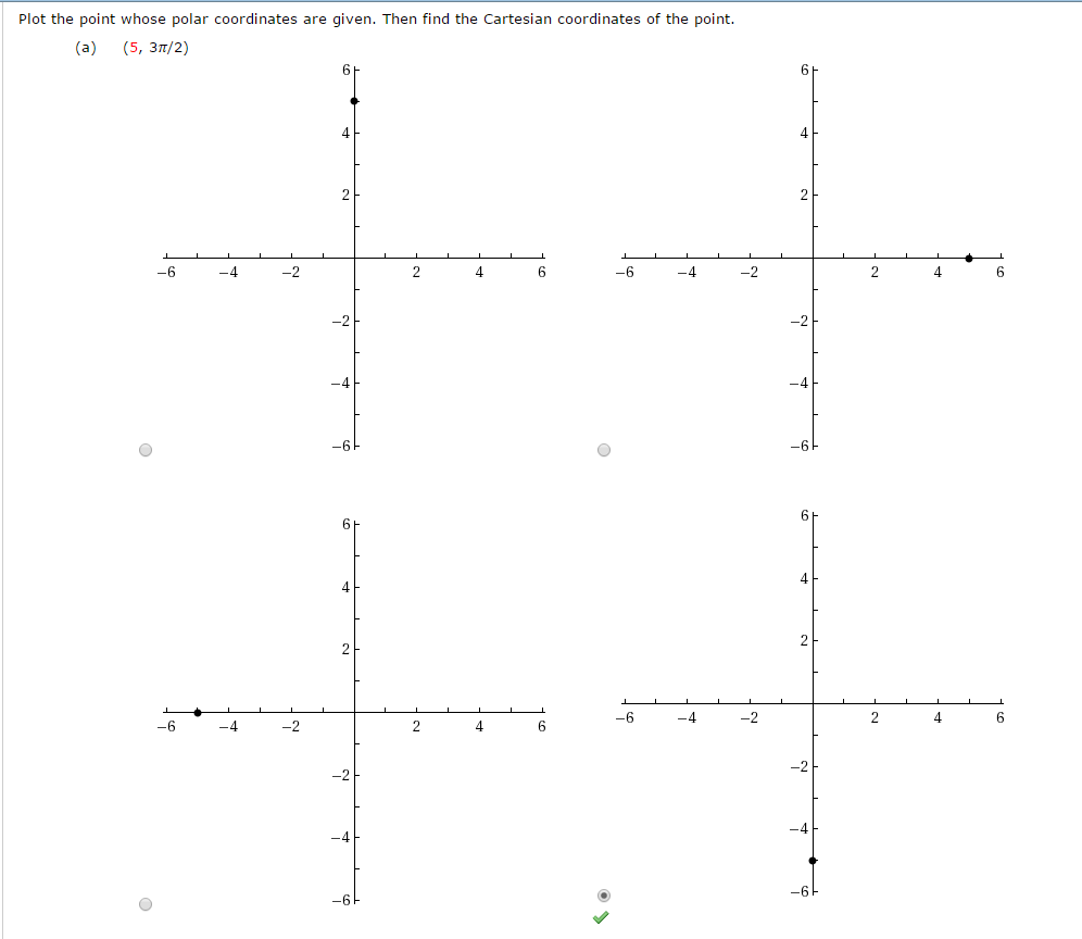 Solved Plot the point whose polar coordinates are given. | Chegg.com Solved Plot the point whose polar coordinates are given. | Chegg.com