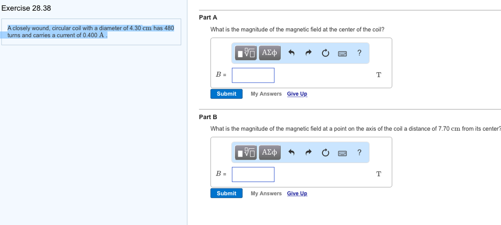 Solved Exercise 28.38 Part A A closely wound, circular coil | Chegg.com