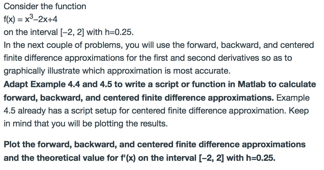 Solved Consider the function f(x) = X^3-2X+4 on the | Chegg.com
