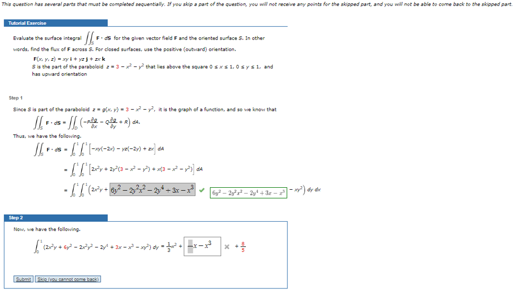 Solved This question has several parts that must be | Chegg.com