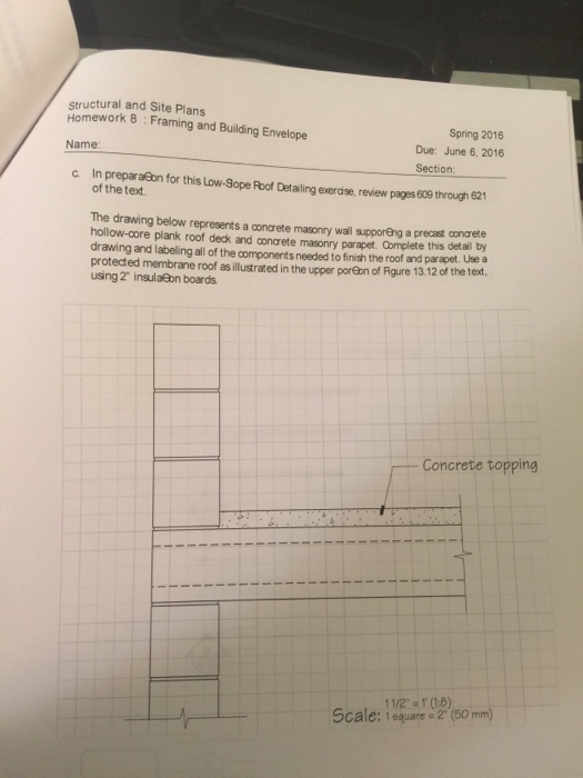 Solved Structural and Site Plans Homework 8 Framing and | Chegg.com