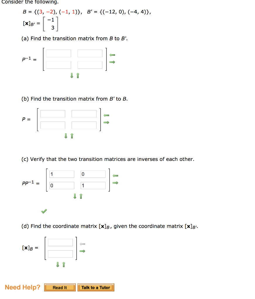 Solved Consider the following 1 (a) Find the transition | Chegg.com