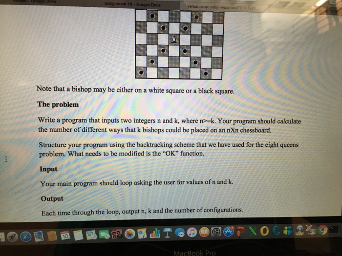 Solved We have previously solved the "N Queens Problem", | Chegg.com