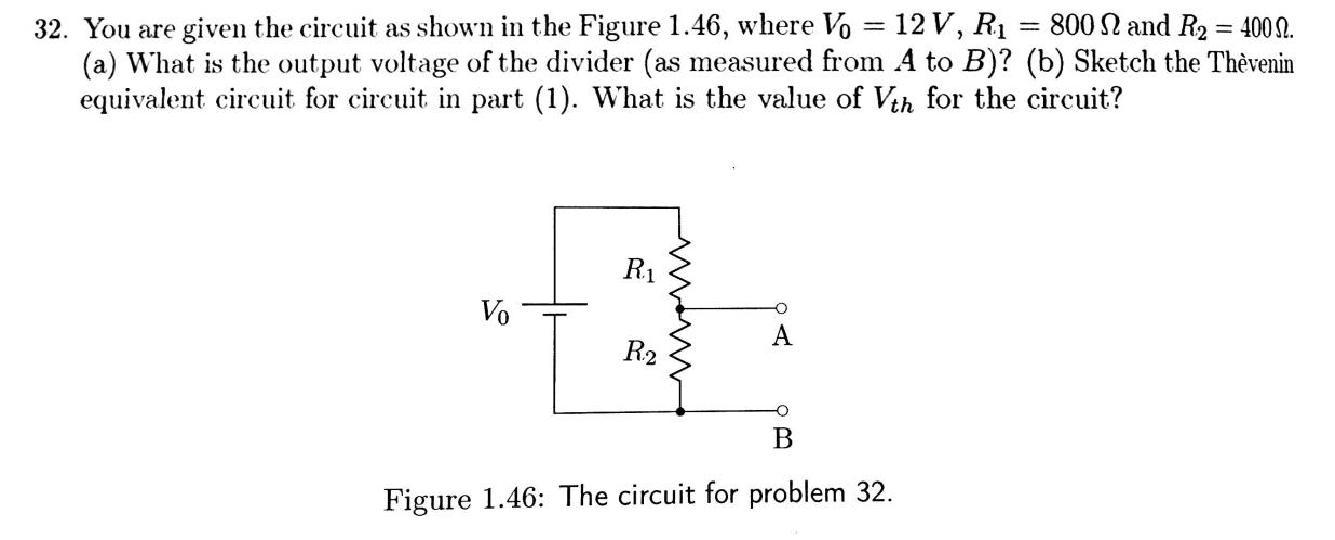 Solved: You Are Given The Circuit As Shown In The Figure 1... | Chegg.com