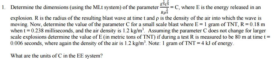 Solved Determine the dimensions (using the MLt system) of | Chegg.com